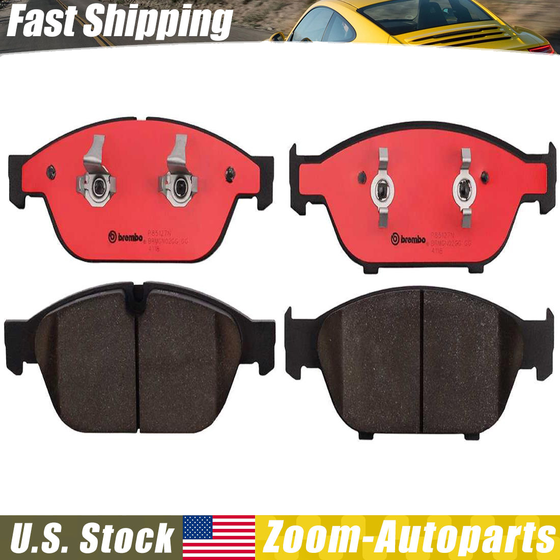 For Audi A6 A7 A8 Quattro Brembo Front Ceramic Slotted Heavy Duty Brake ...