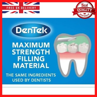 Dentek Strong Teeth Tooth Repair Temporary Dental Cement Cavity Filling ...