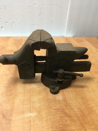 Vintage Littlestown No. 25 Green Swivel Base Bench Vise LITTCO USA | eBay