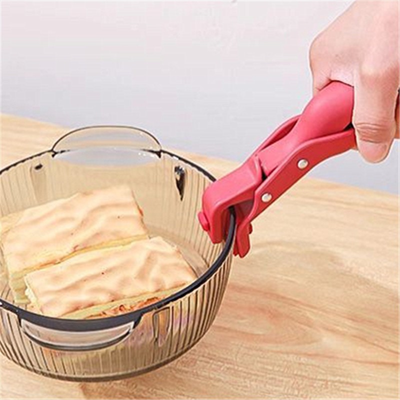 2PCS Hot Plate Gripper Lifters Tongs Kitchen Anti-Scald Bowl Clip Multi ...