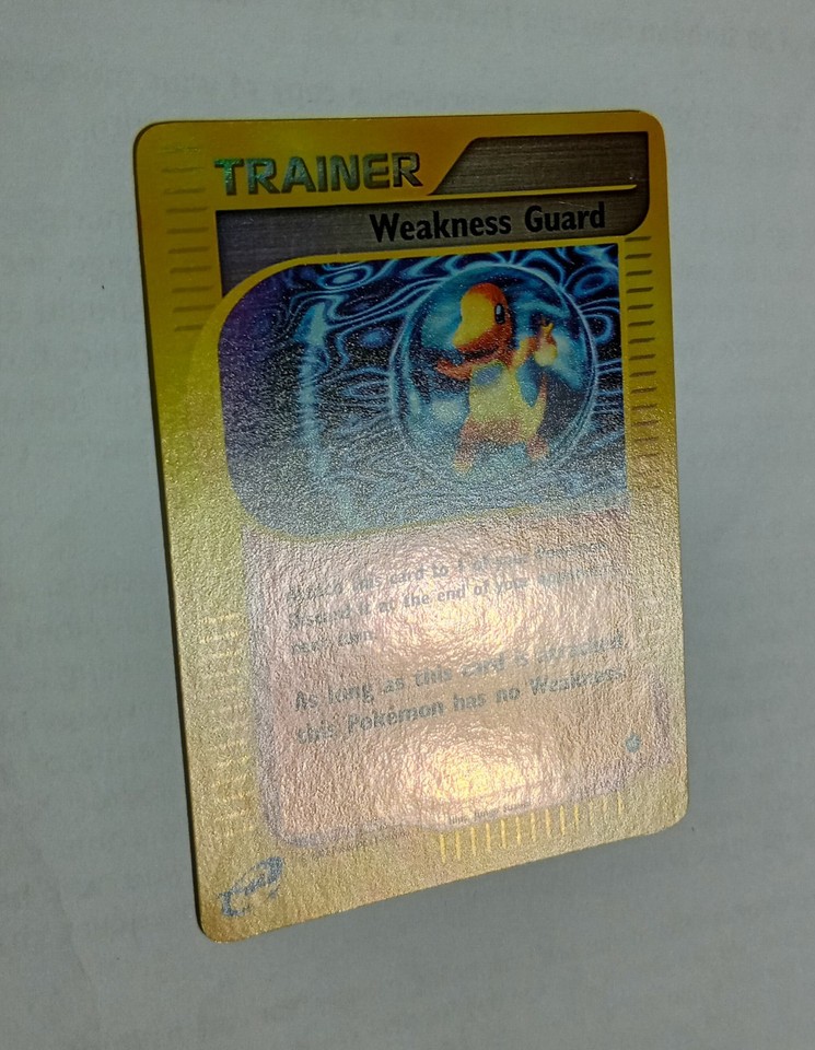 POKÉMON TRAINER WEAKNESS GUARD GOOD CONDITION VINTAGE RARE HOLO REVERSE ...