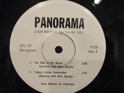 7"PSA Household Tips With Mary Murphy /Gene Edwards For Panorama | eBay ...