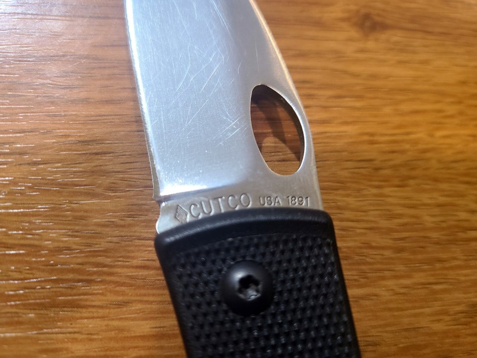 Cutco 1891 1891BK Folding Lockback Pocket Knife Straight Edge 2-3/4" | eBay