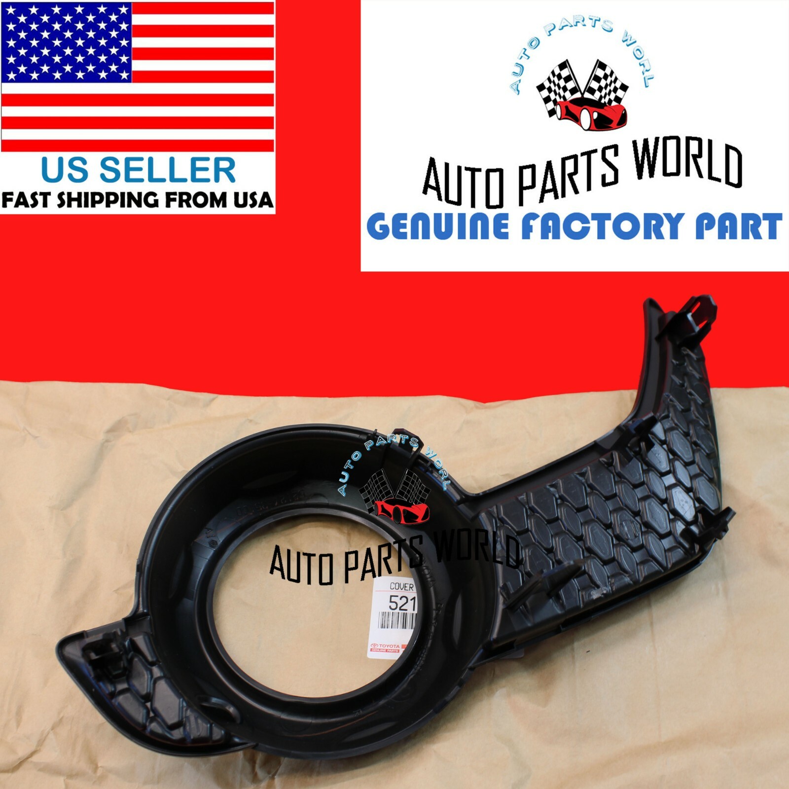 GENUINE OEM TOYOTA 14-21 4RUNNER RIGHT PASSENGER FOG LAMP HOLE COVER ...