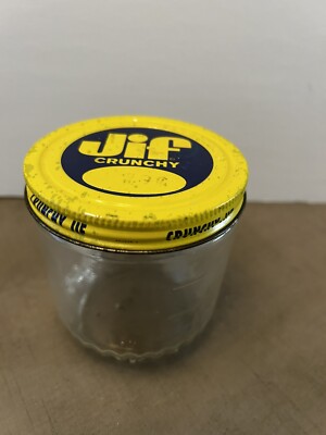 Vintage Jif Crunchy Peanut Butter Glass Jar Display Advertisement Empty ...