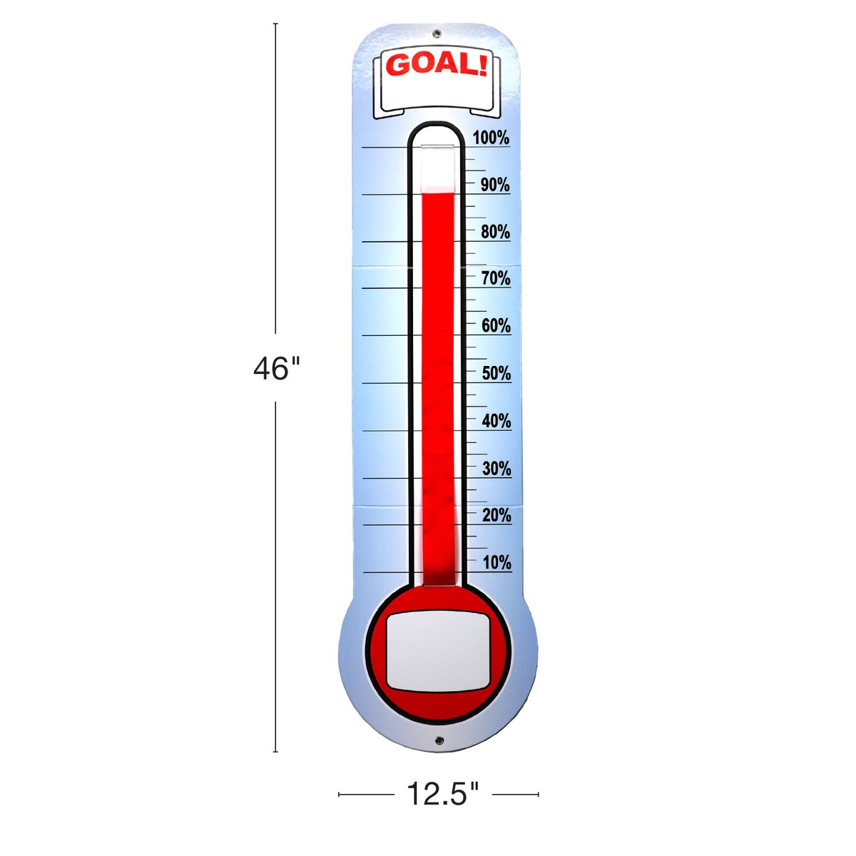 Horizontal Goal Thermometer