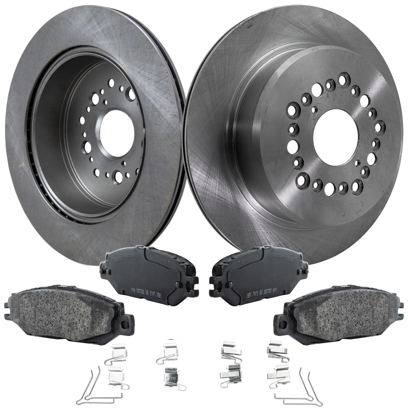 Rear Brake Disc Rotors and Pads Kit For Lexus LS400 1993 1994 1995 1996 ...