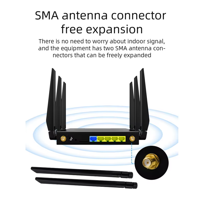 Australian 5G 4G Industrial Grade Modem Wifi Router 1200Mbps 8 Antenna ...