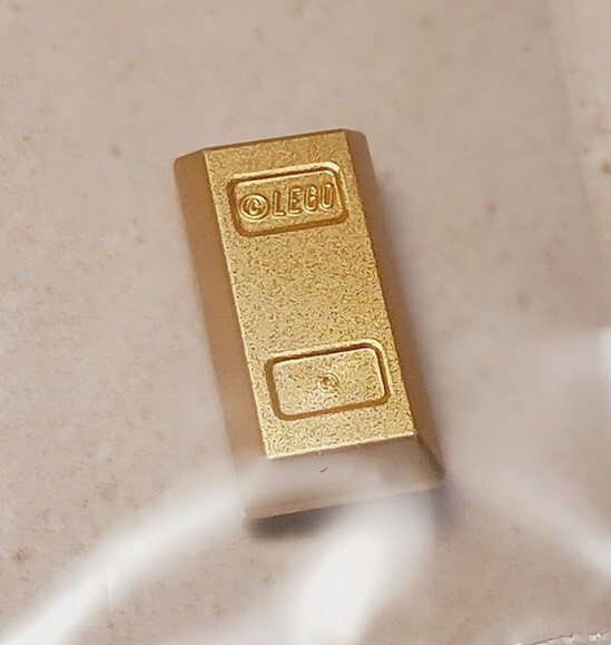 New LEGO Gold Bar METALLIC Brand New Unused Treasure Old West Money ...