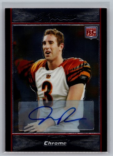 Jeff Rowe 2007 Bowman Chrome AUTO #97 Football NFL Card Rookie RC ...