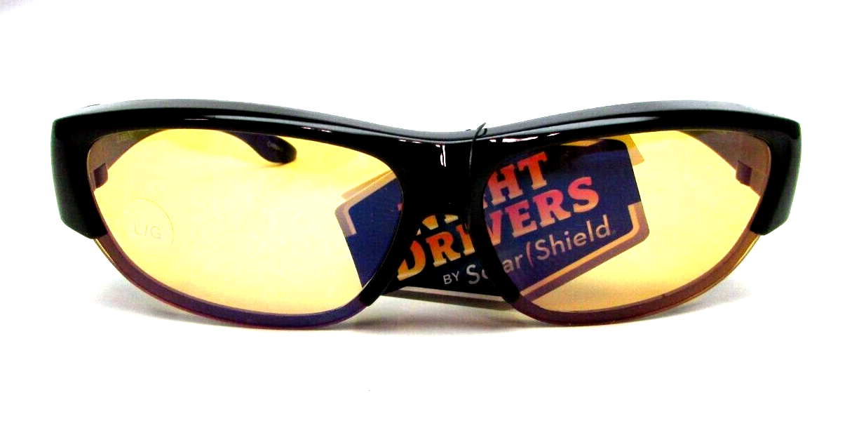 Solar Shield Night Drivers Sunglasses 2LX5397ND 100% UV Protection | eBay