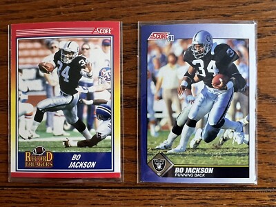 Bo Jackson Score 1990 & 1991 Card Set | eBay