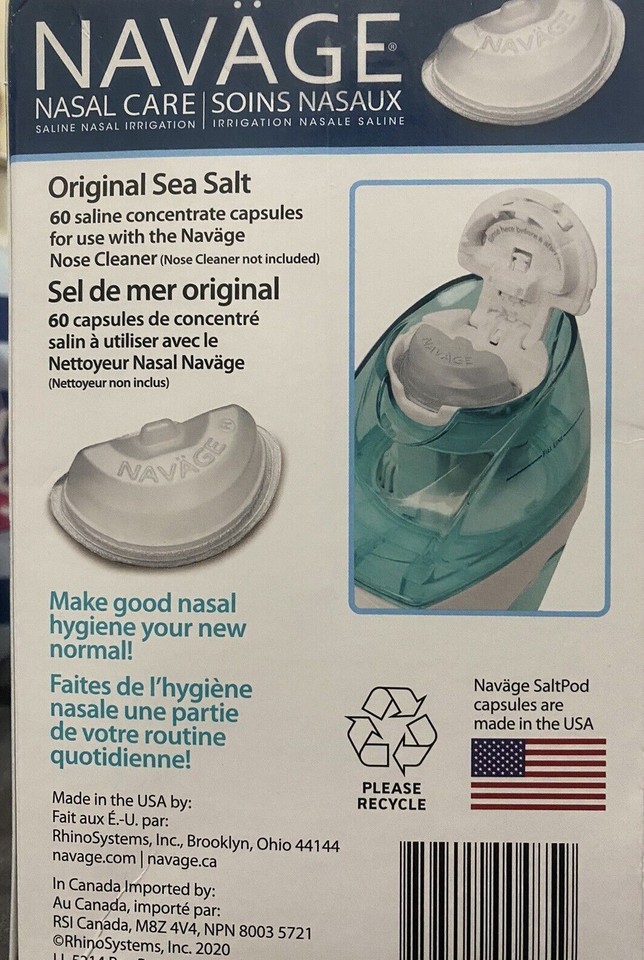 Navage Salt Pods Original 60 Salt Pods Exp 2025 | eBay