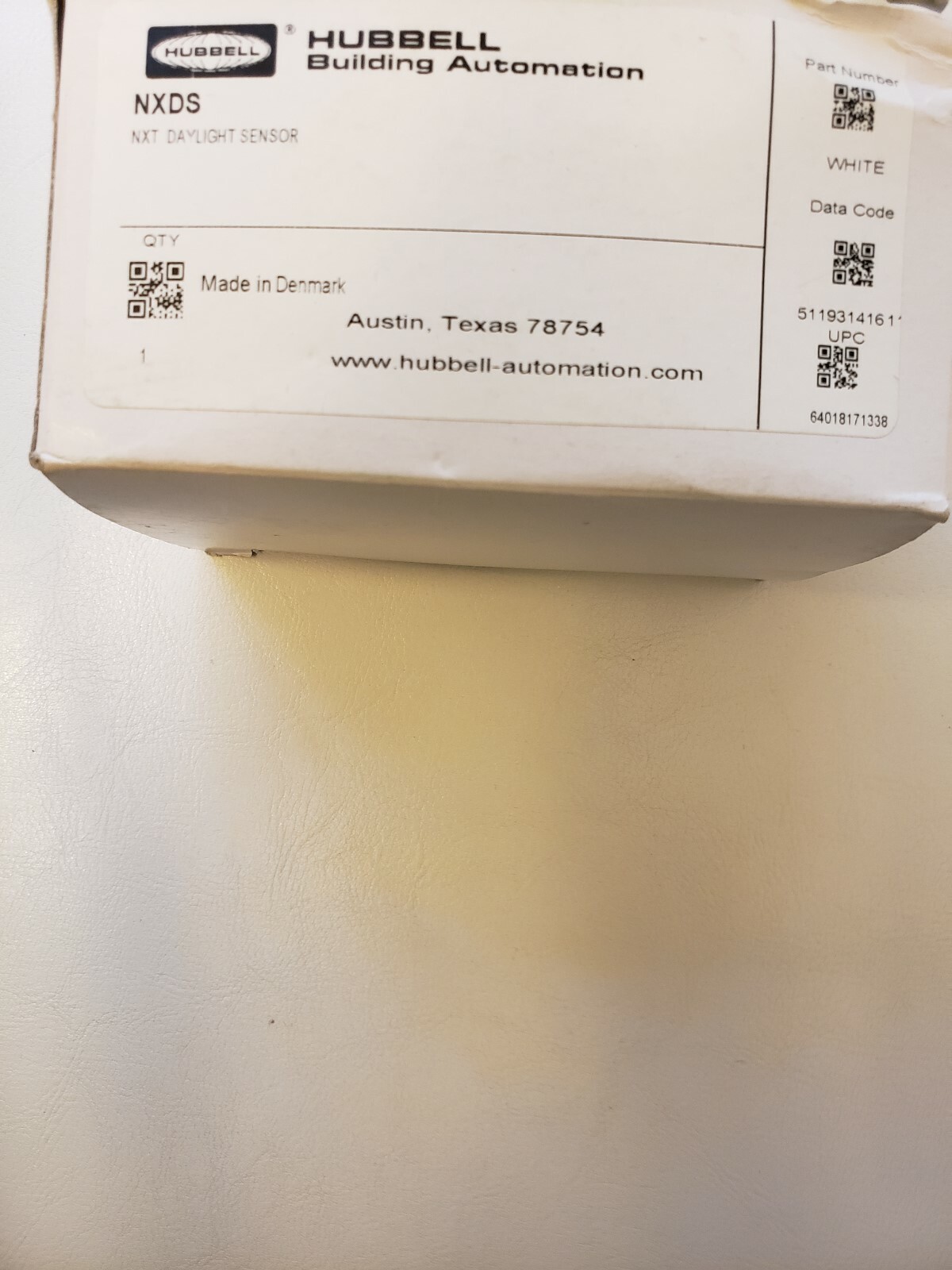 New Hubbell NXDS NXT Daylight Sensor. New In Box. Don't Miss Out. | eBay