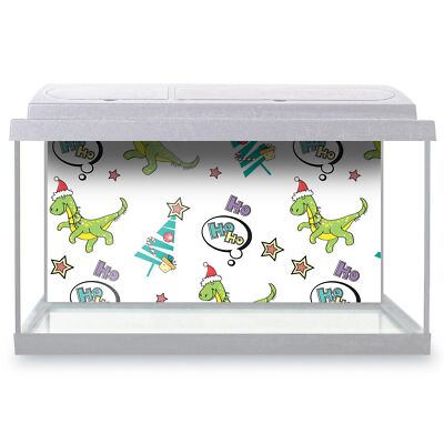 Fish Tank Background Ho Ho Ho T-Rex Dinosaur Kids Boys Girls #170623 ...