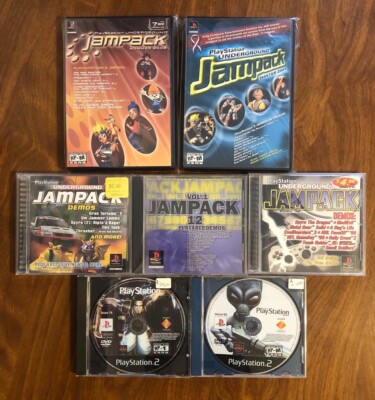 Jampack Demo Lot PS2 Summer 2002 & Winter 2001 PS1 Vol.1 Winter 98 99 ...
