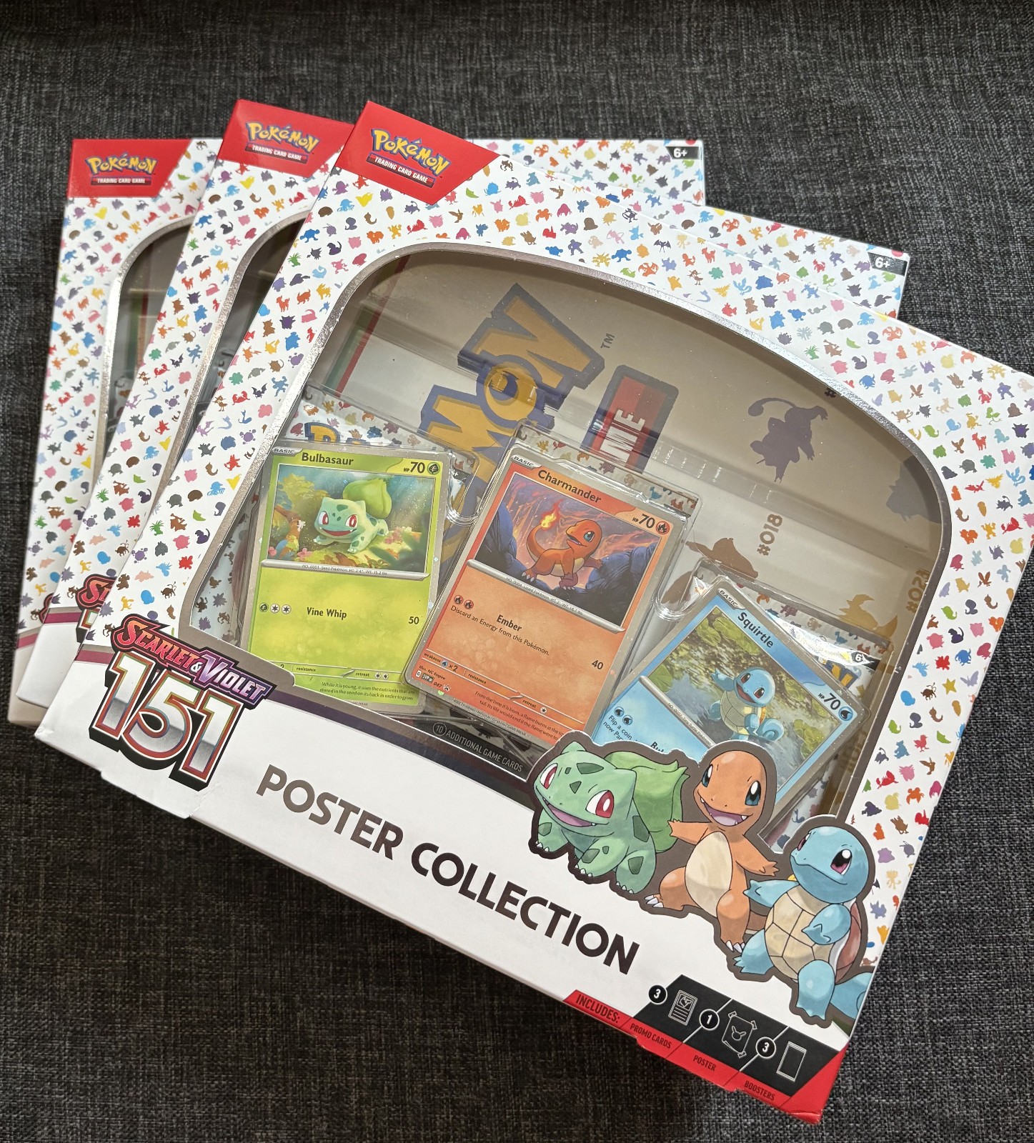 Pokémon TCG: Scarlet & Violet 151 Poster Collection Factory Sealed Box ...