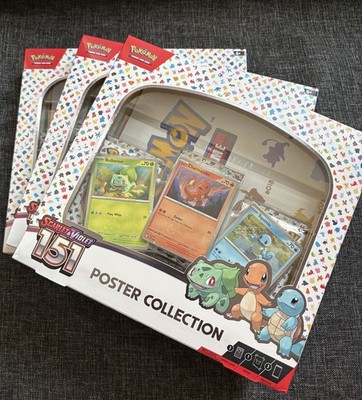 Pokémon TCG: Scarlet & Violet 151 Poster Collection Factory Sealed Box ...