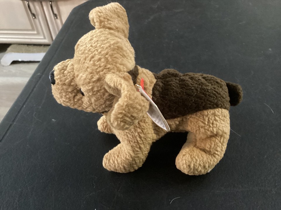 TY Beanie Baby Dog "Tuffy" October 12, 1996 | eBay