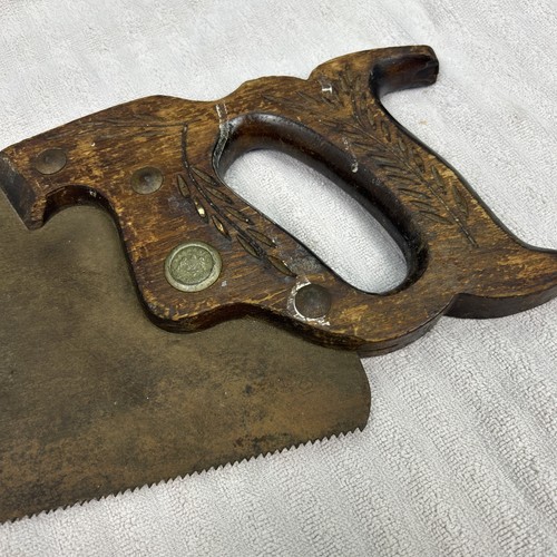 Disston & Son USA Hand Saw 24in Blade, Disston USA Stamp 10 antique ...