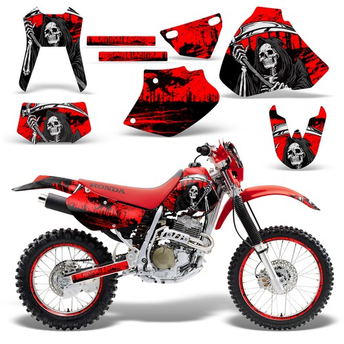 Graphic Stickers +#PLT/RIM Decals For Honda XR400R 1996-2004 REAPER2 R ...
