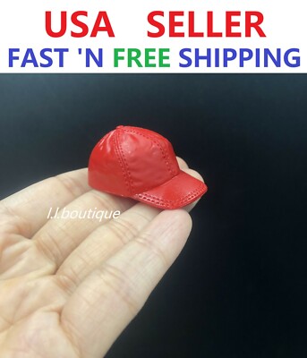 1/6 Scale RED Ball Cap for 12'' Action Figure Doll Accessory | eBay