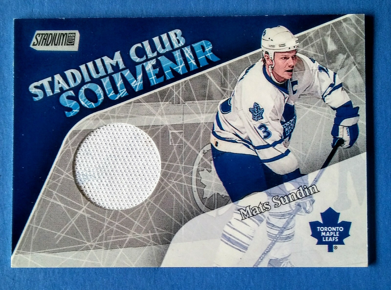 1999-00 TOPPS STADIUM CLUB SOUVENIR INSERT CARD #S-MS MATS SUNDIN MAPLE ...