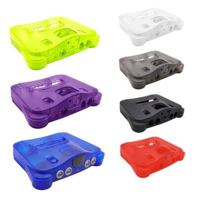 Replacement Plastic Housing Shell Translucent Case For N64 Nintendo - 8 ...