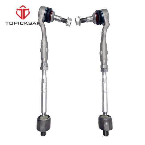 Front Inner & Outer Tie Rod Assembly LH RH Side Fit BMW 32106784716 ...