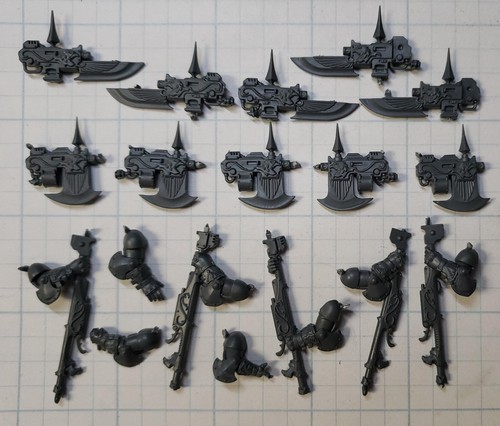 Warhammer 40k Adeptus Custodes Bits Custodian Wardens Castellan Axe ...