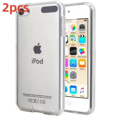 2pcs Transparent Back Cover For iPod Touch 5th 6th 7th Gen Case Clear ...