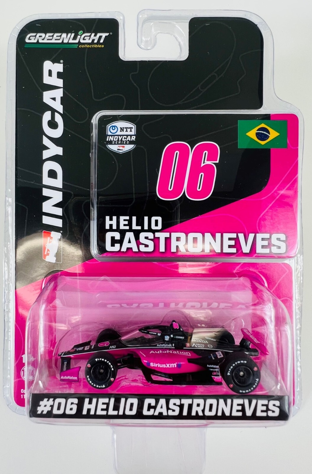 1:64 2022 Greenlight Helio Castroneves #06 Sirius XM MSR IndyCar ...