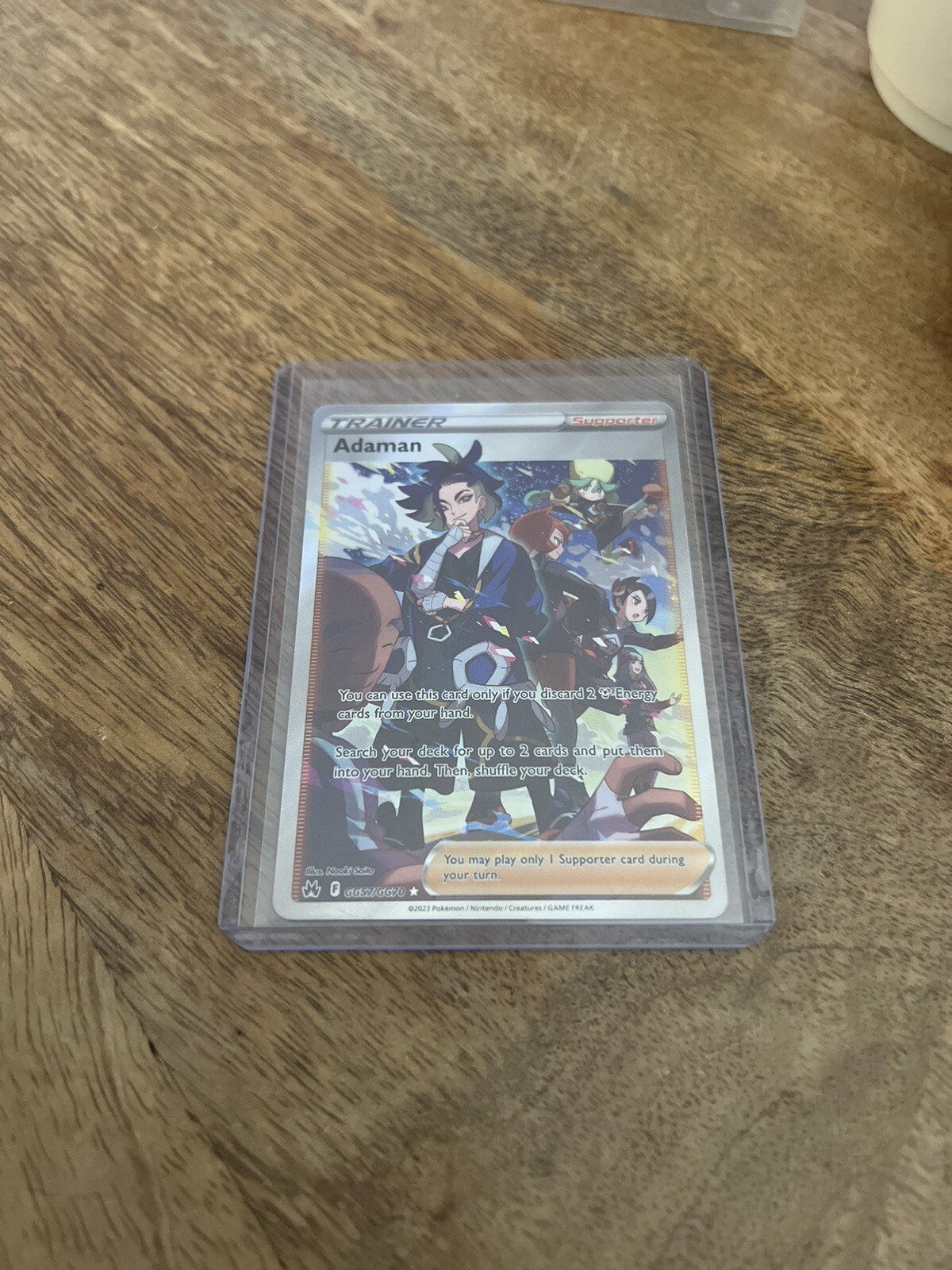 Adaman GG57/GG70 Crown Zenith Pokemon FA GG UR Supporter Card - NM/MT ...