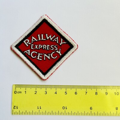 Vintage Railway Express Agency Railroad Railways Sew On Patch | eBay