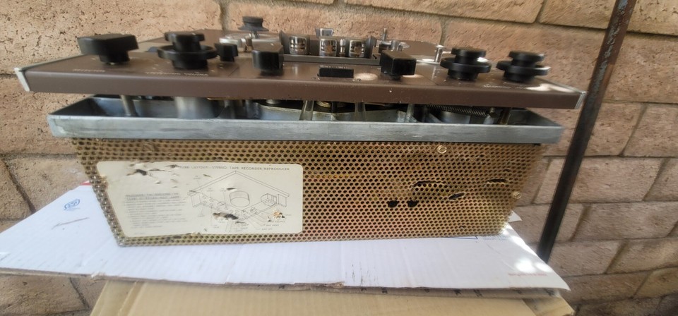 Vintage Ampex F4460 Reel to Reel Tape Recorder For PART | eBay