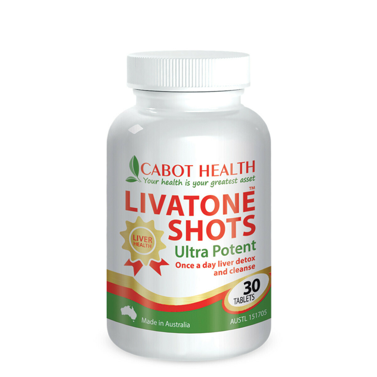 Cabot Health LivaTone Shots 30 Tablets Liver Health | eBay