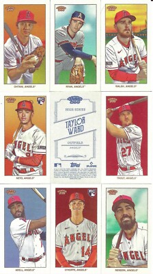 2023 Topps T206 Los Angeles Angels Complete Regular Team Set (9) | eBay