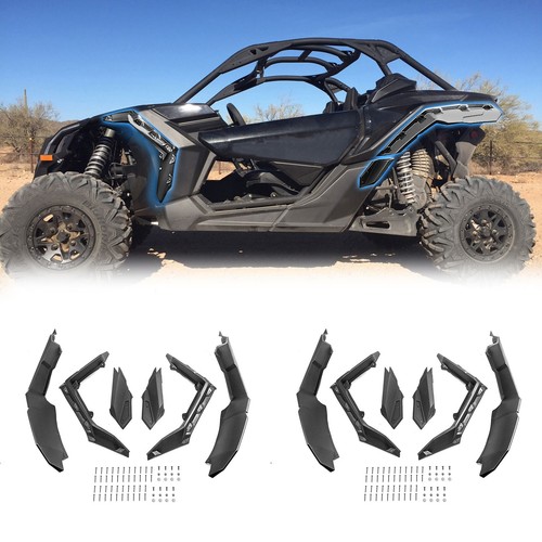 2PCS Extended Fender Flares Fit Can-Am Maverick X3 Turbo R 2017-2024 ...