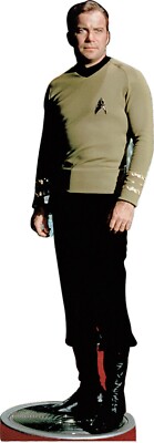 Capt Kirk Tall 72" Tall Life Size Cardboard Cutout Standee | eBay