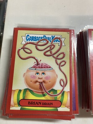 126/132 Different 2015 Gpk garbage pail kids S1 red Partial Set Clean ...