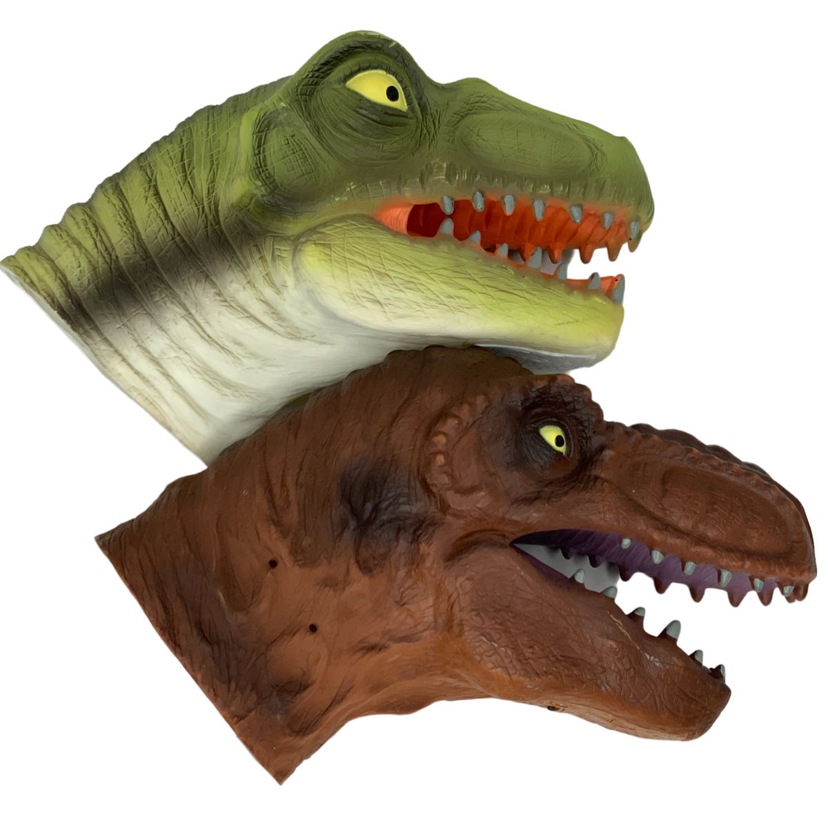 Dinosaur Hand Puppet Rubber Dino Raptor Head Toy Party Dinosaur Hand