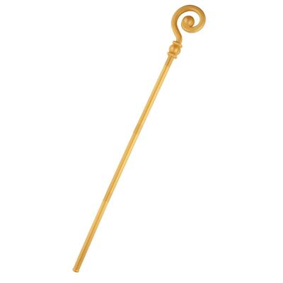 46" Adults Gold Extendable Santa Claus Christmas Prop Crozier Staff ...