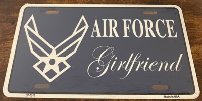 Air Force Girlfriend Booster License Plate USAF United States Air Force ...