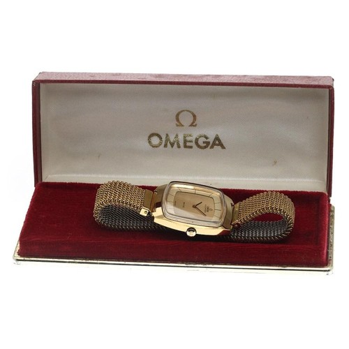 OMEGA 151.0051 De Ville Cal.711 Square Automatic Men #C2703 | eBay