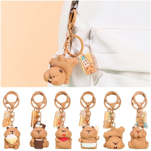 Cartoon marmot Keyring Pendant Multicolor Lucky Charm Keychain Gift ...