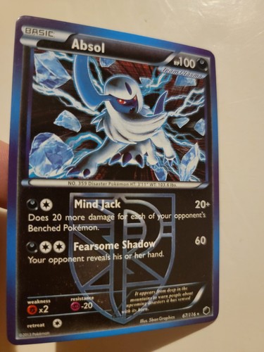 Absol Team Plasma 67/116 Rare Pokemon Plasma Freeze Euc Nintendo 2013 ...