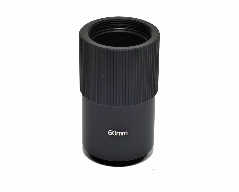 C-Mount 50mm Extension Tube Adapter C-CS Mount Adaptor Spacer Ring For ...