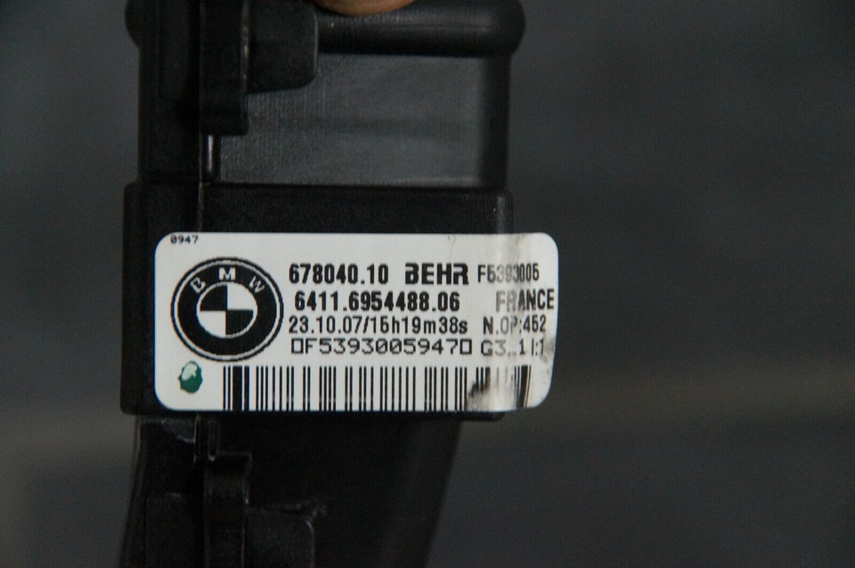 Booster Heater BMW X5 E70 Auxiliary Heating Electric Right Rear Heater ...