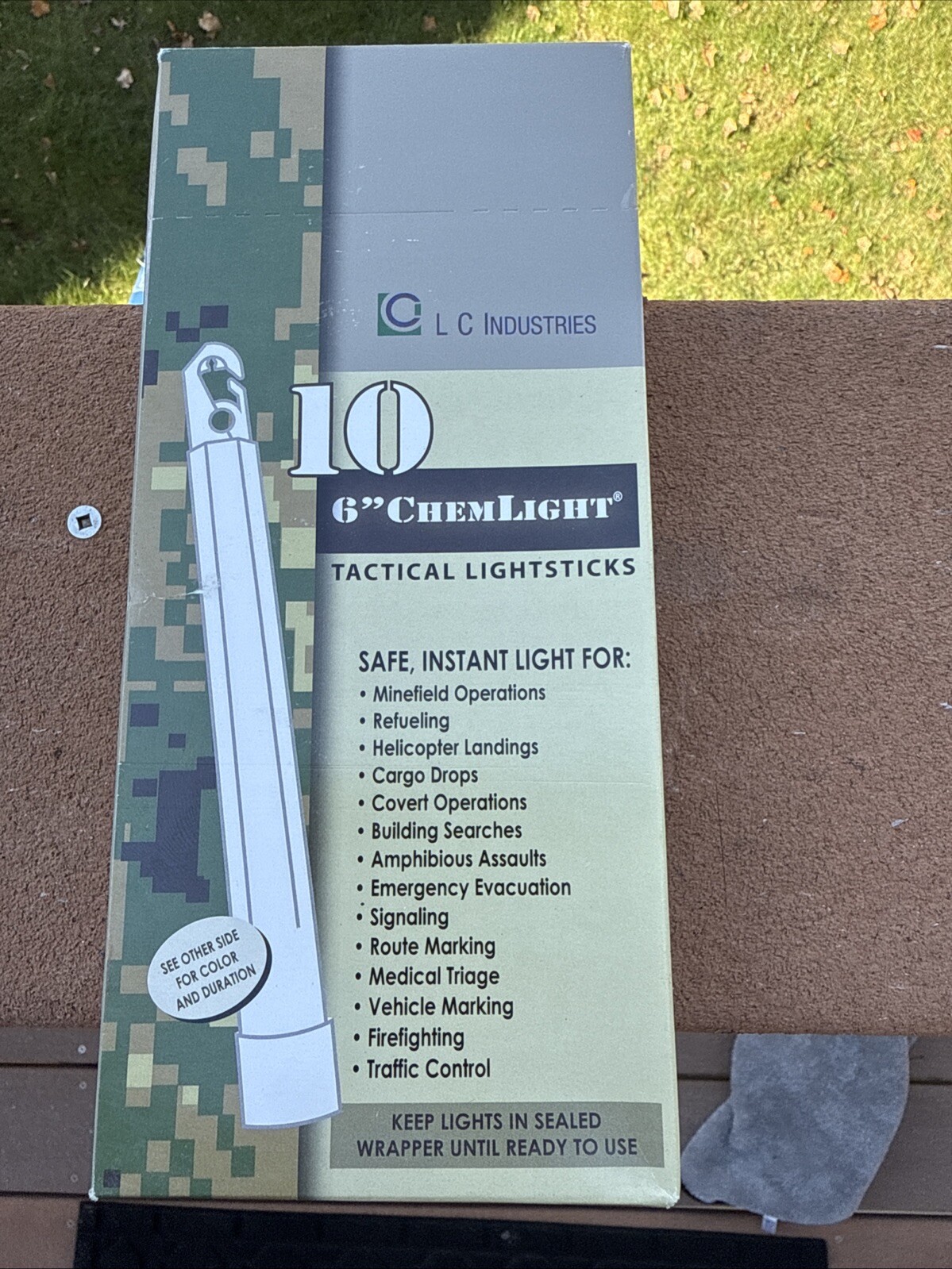 military chem lights Red 10pcs | eBay