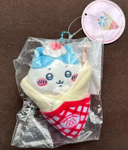Chiikawa Crepe Lottery C Prize Hachiware Mascot plush toy limited NEW ...